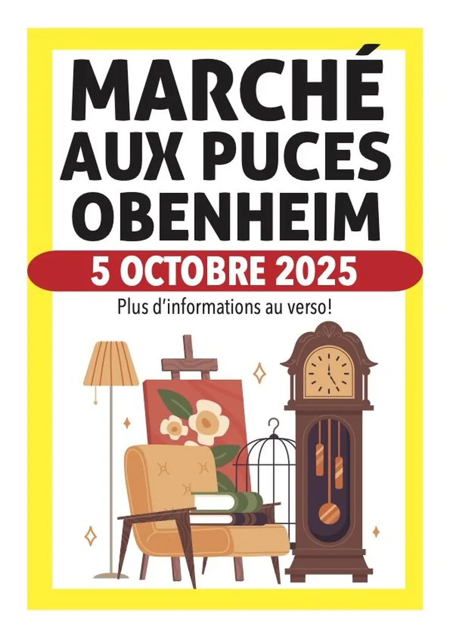 Marché aux puces à Obenheim - Maxi Flash - Obernai | Molsheim | Erstein